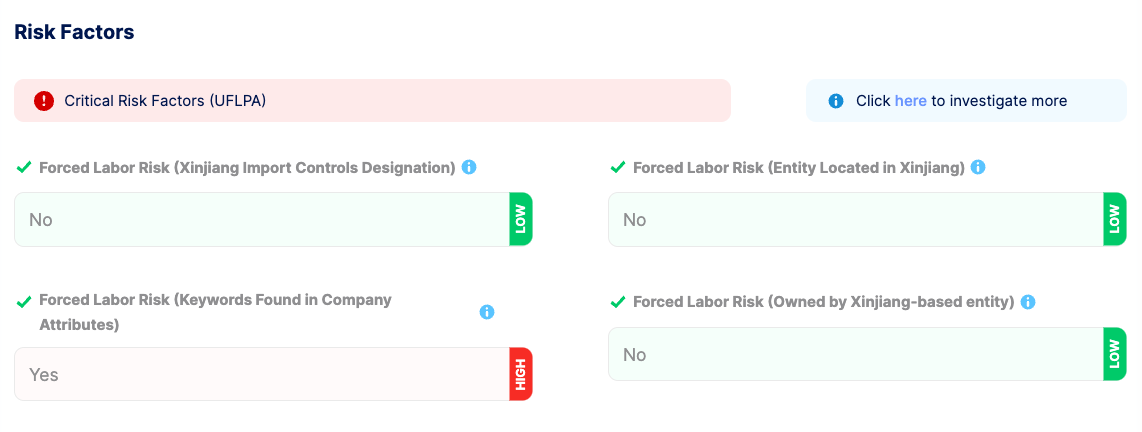 Certa UFLPA Risk Framework Solution